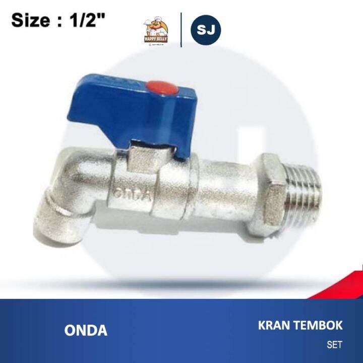 Kran Besi Tembok ONDA BC 1/2" Keran cebol Keran taman pendek 1/2 inch ...
