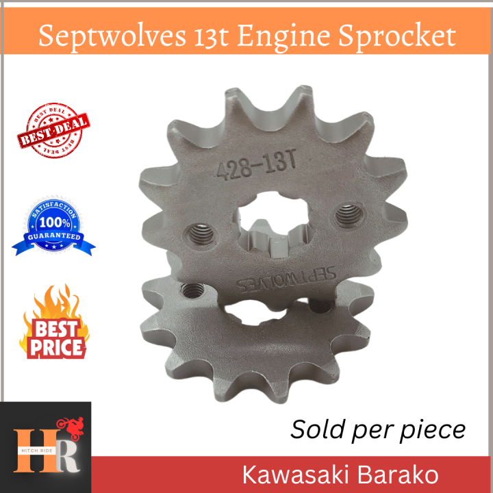 High Quality Septwolves 13t Engine Sprocket Kawasaki Barako - Efficient, Durable and Cost ...