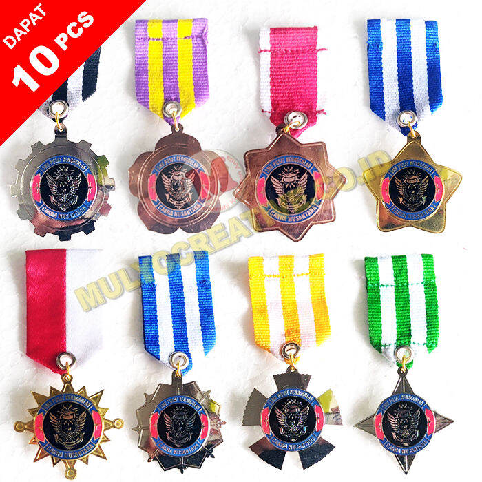 Medali Tanda Jasa Desain Custom - Pita Lencana Tanda Jasa Order Desain ...