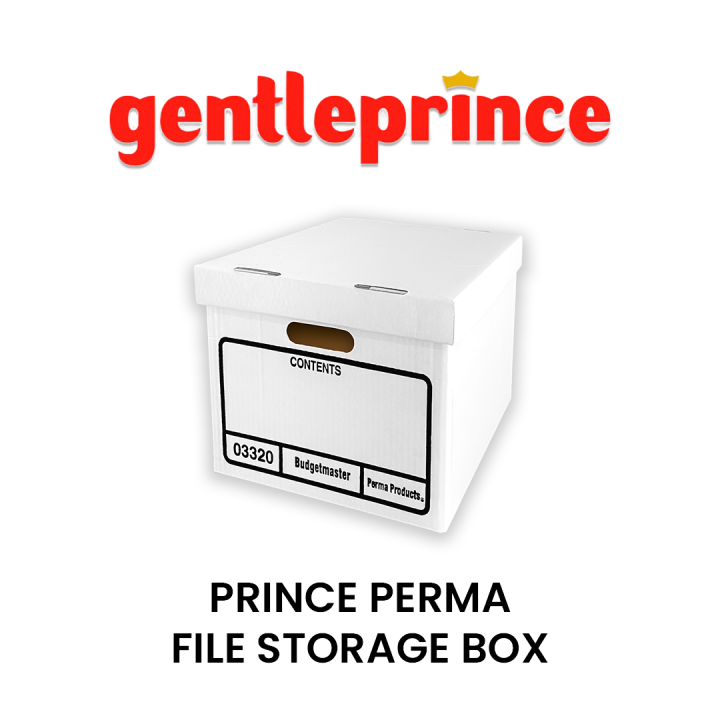 Prince Perma File Storage Box - Document, File, Moving Box | Lazada PH
