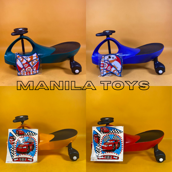 TWIST CAR RIDE ON FOR KIDS CHOOSE YOUR STICKERS | Lazada PH