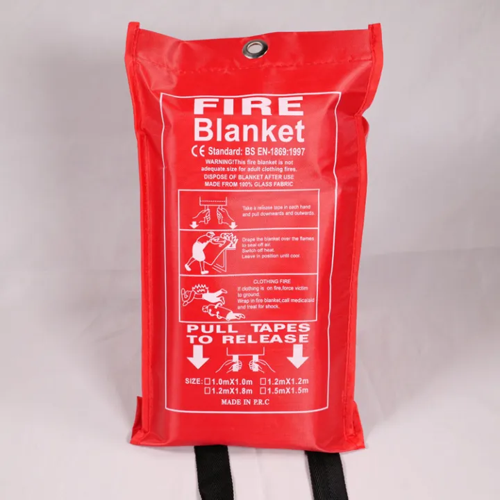 COD Fire Blanket Fiberglass Fire Flame Cover Retardant Emergency ...