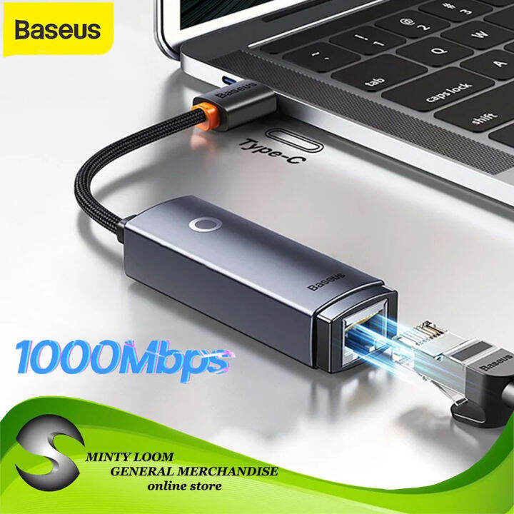 Baseus Network Adapter USB 3.0 to Ethernet RJ45 Lan Gigabit Adapter LAN ...