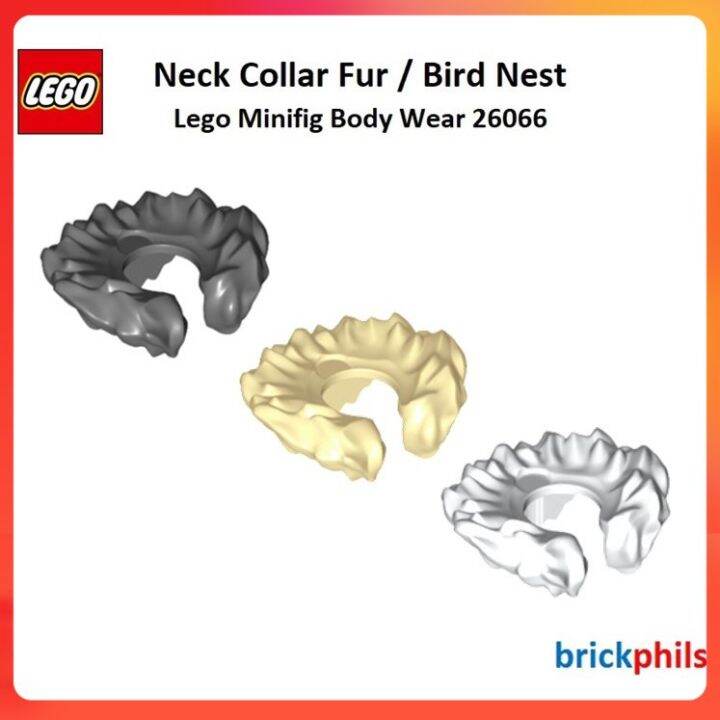 Lego Minifig Body Wear 26066 - Neck Collar Fur / Bird Nest | Lazada PH