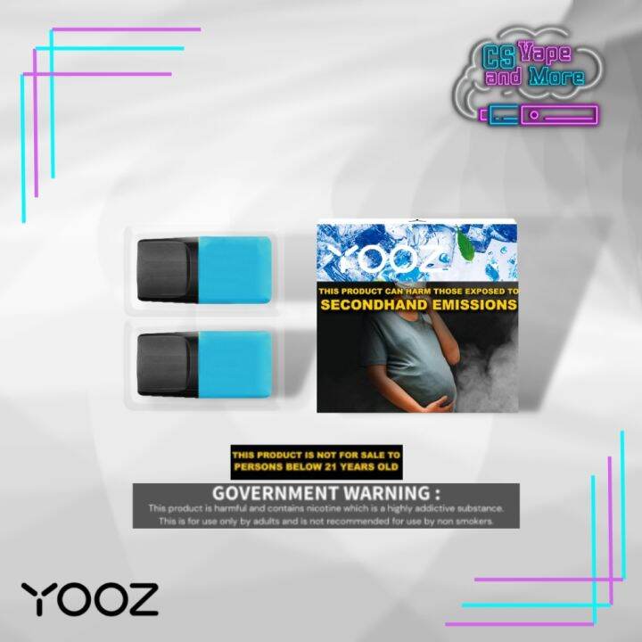 YOOZ MENTHOL (SOUL MENTHOL) 2 in 1 Pack 2ML each Pod Authentic YOOZ Vape Pods | Lazada PH