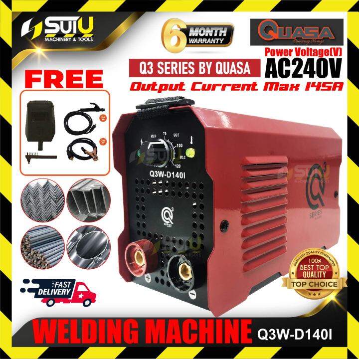 QUASA Q3W-D140I MINI INVERTER WELDING MACHINE 145A 240V | Lazada