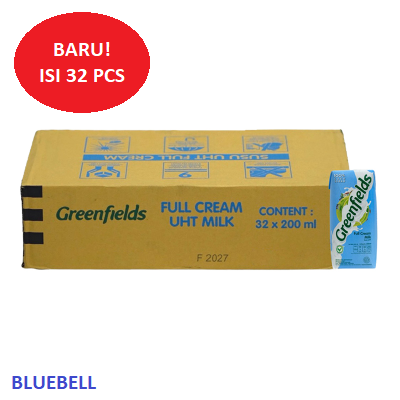 Susu Greenfield UHT Full Cream Plain Karton isi 32pc X 200ml | Lazada ...