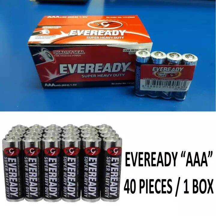 EVEREADY super heavy duty (Battery) AAx48 & AAAx40 & D | Lazada PH