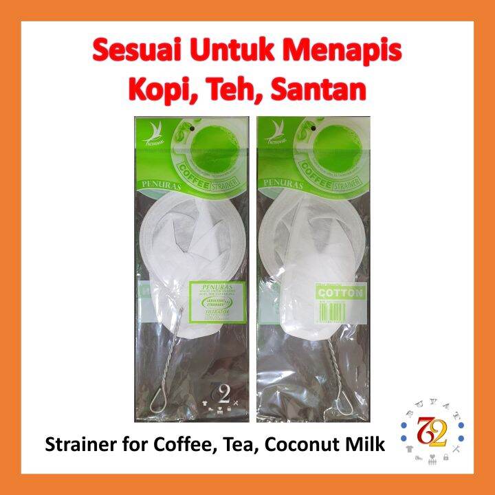 Penapis Kopi Teh Santan / Coffee Tea Coconut Milk Strainer / Coffee ...