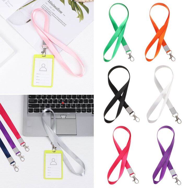 1Pcs Neck Strap Lanyards for Name Tag ID Card Exhibition Card Holder ...
