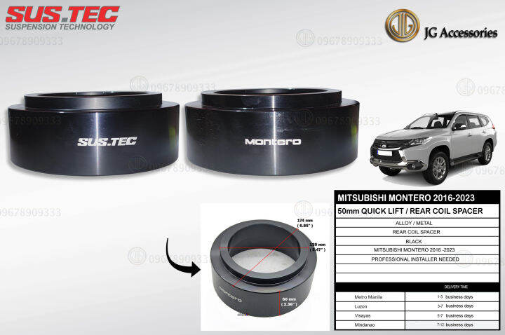 MITSUBISHI MONTERO SPORTS 2016 2017 2018 2019 2020 2021 2022 SUS.TEC ...