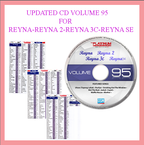 Platinum Reyna 1 , 2, 3C, & Reyna SE Updated CD(Original) VOL 95 | Lazada PH