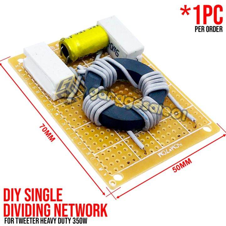 ⚡⚡ DIY Single Dividing Network for Tweeter Heavy Duty 350W | Lazada PH