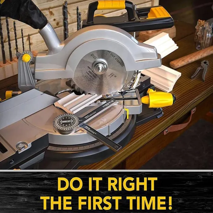 LEI 360° Angle Ruler Caliper Miter Saw Protractor Miter Saw Woodworking ...