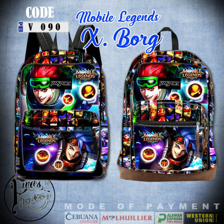 Gawang Bataan Backpack Mobile Legends XBORG Design | Lazada PH