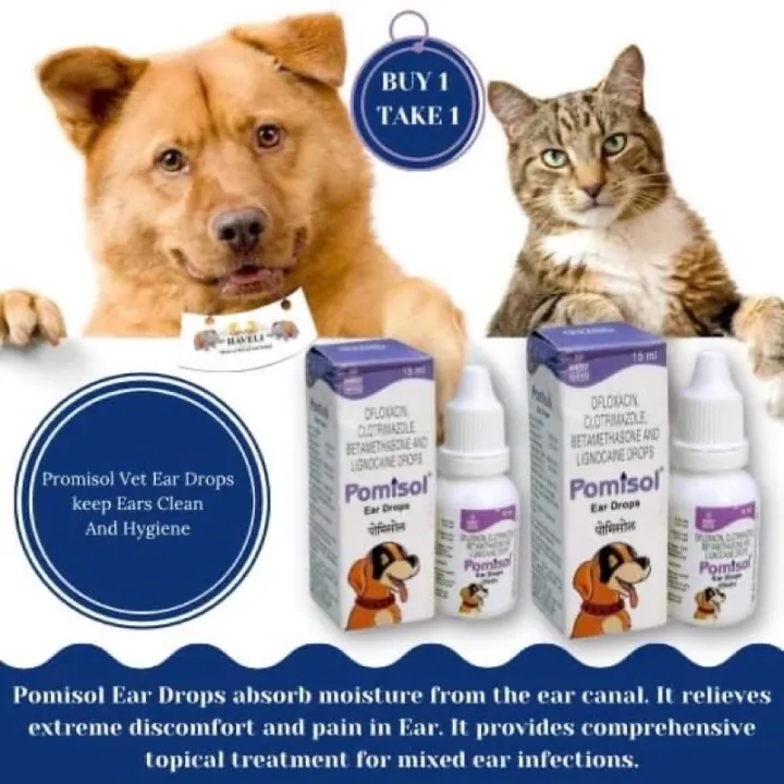 Promisol Vet Ear Drops keep Ears Clean And Hygiene Buy 1 Take 1 | Lazada PH