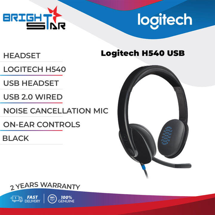 Logitech H540 USB Headset | Lazada