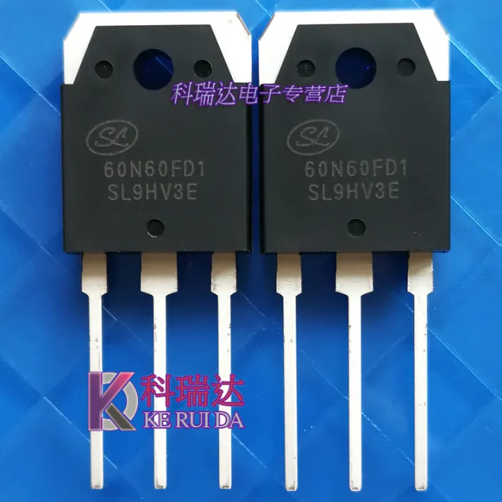 2pcs new original 60N60FD1 TO3P 60A 600V inverter welding machine ...