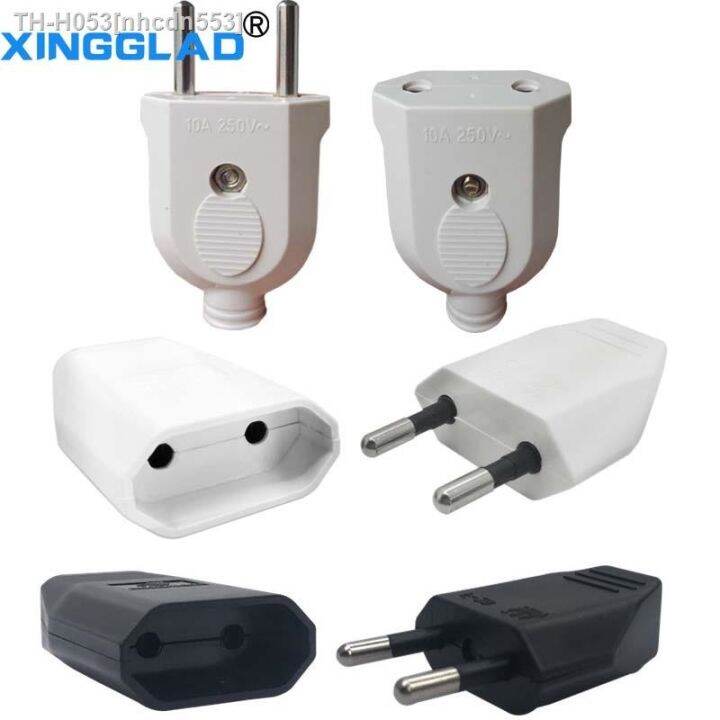 EU European Power Cord CE Male Plug Female Socket Outlet Adaptor ...