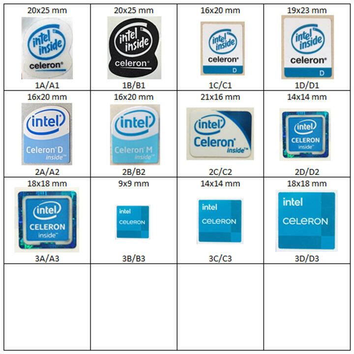 Stiker Sticker Intel Celeron Original | Lazada Indonesia