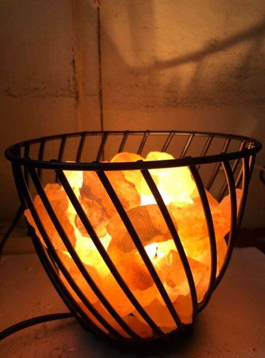 himalayan salt lamp iron basket spiral | Lazada PH