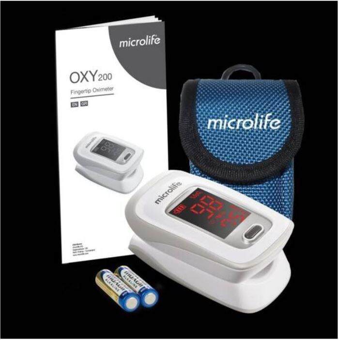 (MDA APPROVED) Microlife OXY 200 Fingertip Pulse Oximeter | Lazada