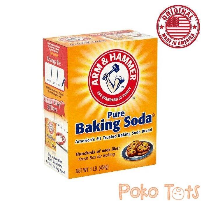 Arm & Hammer Pure Baking Soda 454gr Bahan Pengembang Natrium Bikarbonat ...