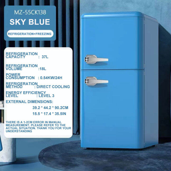 COD Mini Refrigerator With Freezer 55L For Room Frost Fridge Save ...