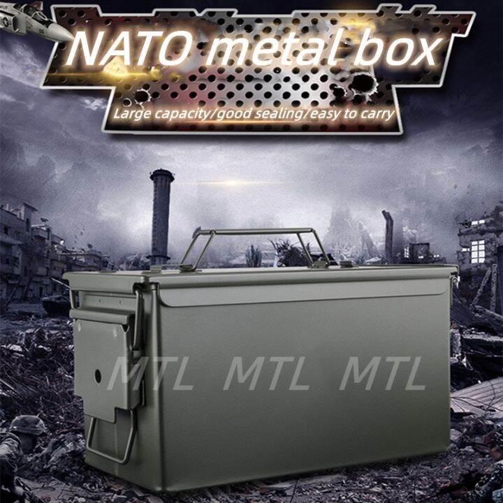 （COD）Ammo Box Ammo Can Metal Toolbox Fortress Heritage 50 cal 30 cal ...