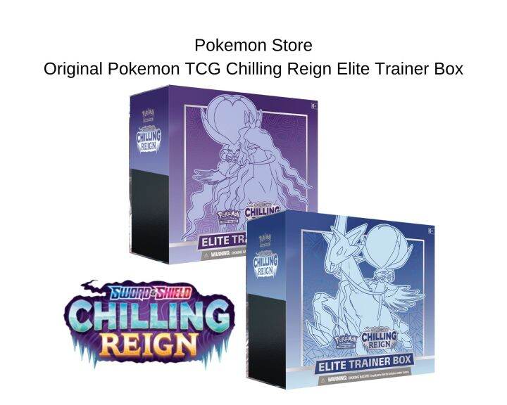 Original Pokemon TCG Chilling Reign Elite Trainer Box | Lazada PH