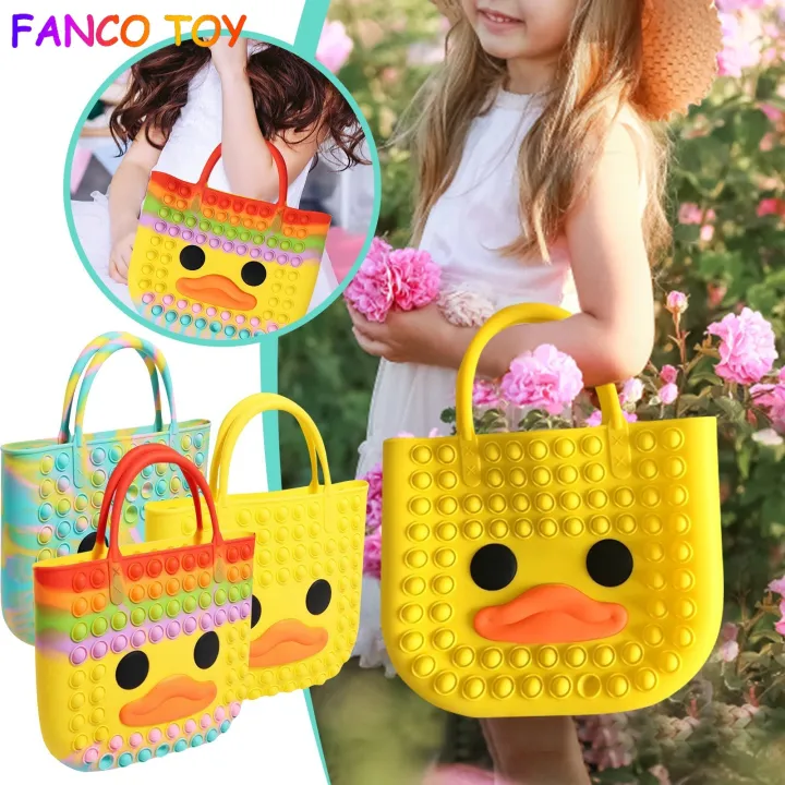 Kawaii Cute Bag pop it coin purse wallet fidget toy blind bag Sensory ...