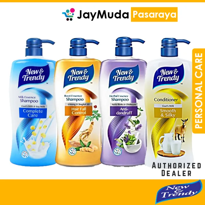 New & Trendy Shampoo Conditioner 950g Goat Milk Smooth Silky Root ...