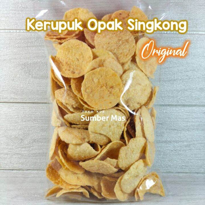 OPAK 250 gr / KERIPIK OPAK / CEMILAN RINGAN / makanan ringan kiloan ...