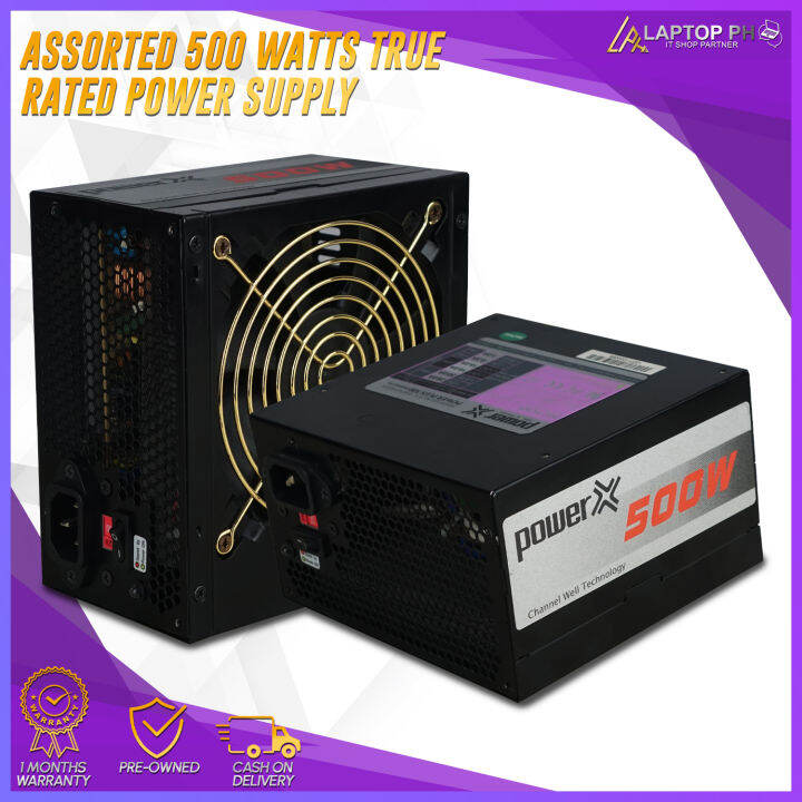 Assorted Korean True Rated Desktop Power Supply 500w 6-pins - PSU Mixed ...