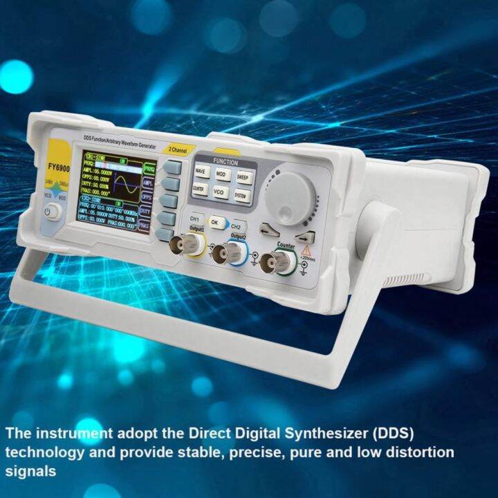 FY6900 20/30/40/50/60/80/100MHz Function Signal Generator DDS Dual-CH Arbitrary Waveform ...