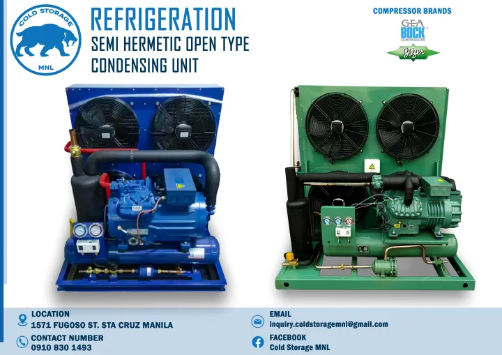 Semi Hermetic Open Type Condensing Unit - 4 Fan | Lazada PH