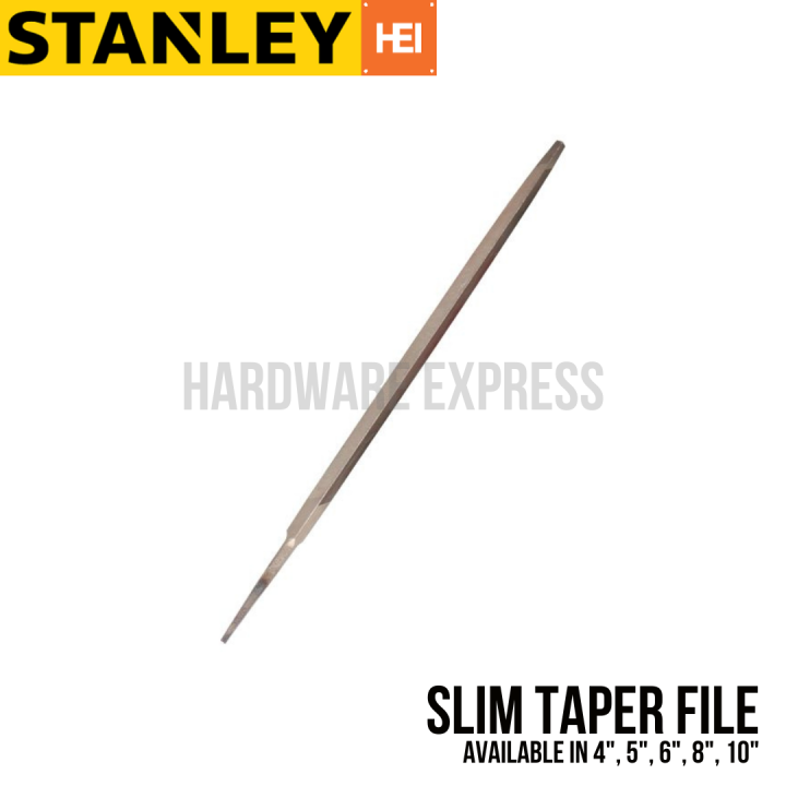 Stanley Slim Taper File 4" / 5" / 6" / 8" / 10" | Lazada PH