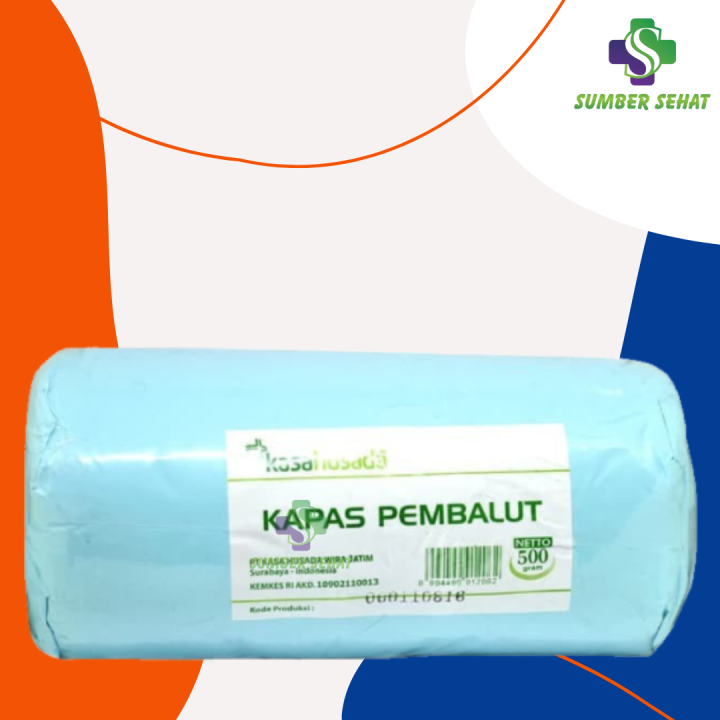 KASA HUSADA KAPAS PEMBALUT 500 GRAM | Lazada Indonesia