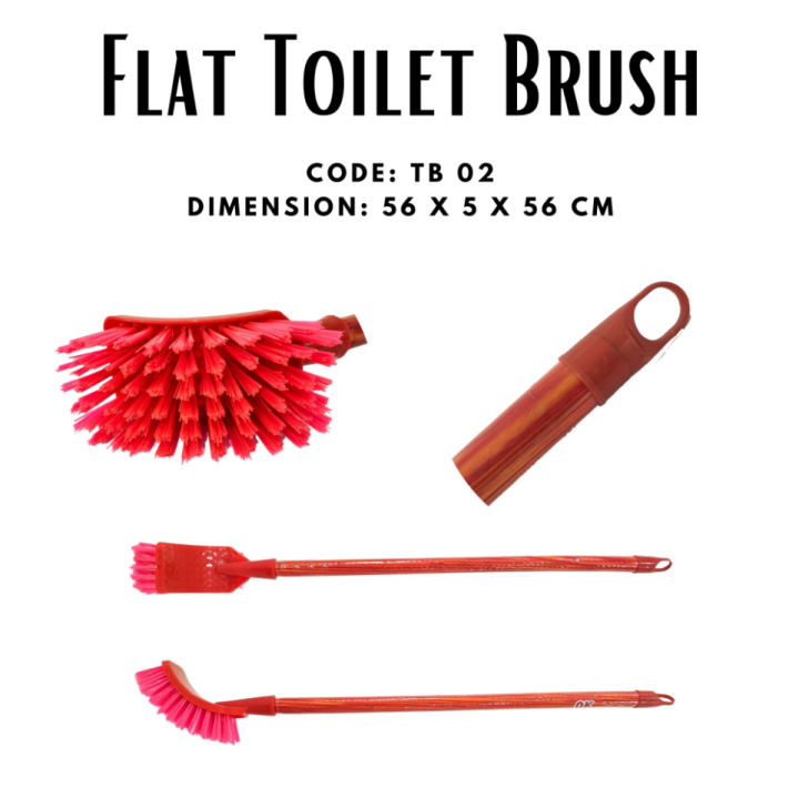 TB 02 TOILET BRUSH SQUARE FLAT/ TOILET BRUSH/ TOILET SCRUBBING BRUSH ...