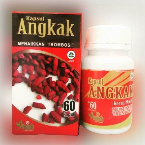 Kapsul Angkak Beras Merah Menaikkan Trombosit DIJAMIN ASLI ORIGINAL 100 ...