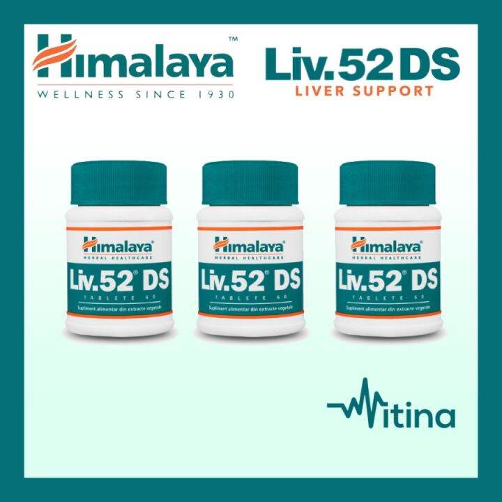 HIMALAYA LIV.52 DS LIV52 DS LIV 52 DS LIV DS SUPLEMEN 60 TAB HERBAL ...