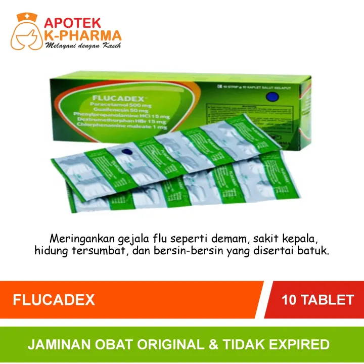 Flucadex Strip Isi 10 Tablet Obat Original | Lazada Indonesia