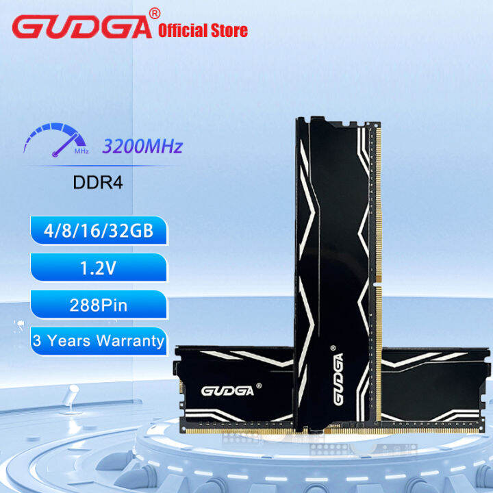 GUDGA DDR4 8GB 16GB 32GB Memoria Ram DDR4 3200MHz Memory Desktop ...