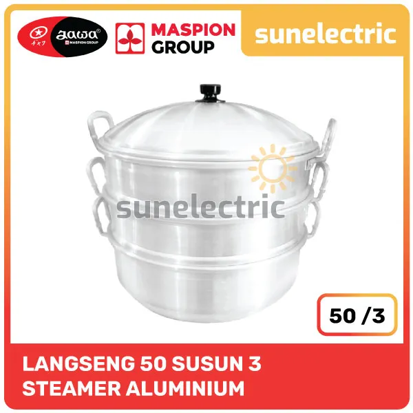 Maspion ALU Langseng / Dandang Steamer + Sarangan / Panci Kukusan ...