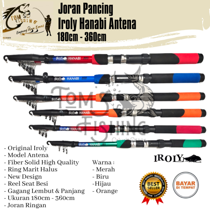 Joran Pancing Pancing Antena Iroly Hanabi (210cm - 300cm) New Design ...