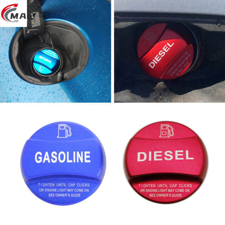 【ในสต็อก MA】Car Gasoline Petro Diesel Fuel Tank Oil Filler Cover Cap ...