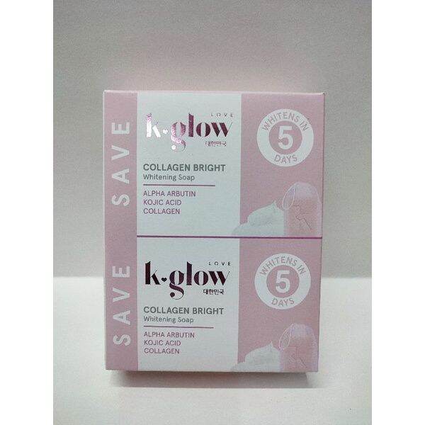 K GLOW Collagen Bright Whitening Soap (3x60g)/(2x60g)/(90g) | Lazada PH