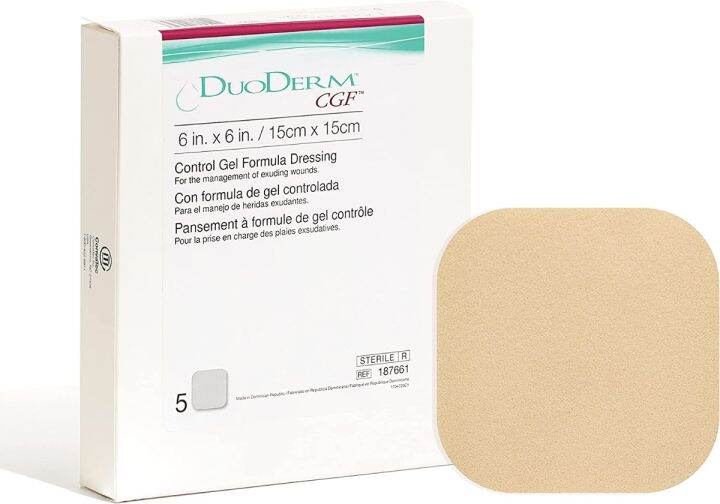 DuoDERM CGF Hydrocolloid 10cm x 10cm Sterile Dressing for Use On ...