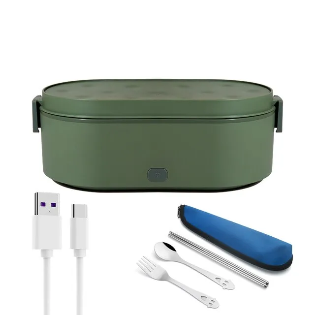 USB Electric Lh Box Food Heater 12V 24V 5V Car Office Camping Heated ...