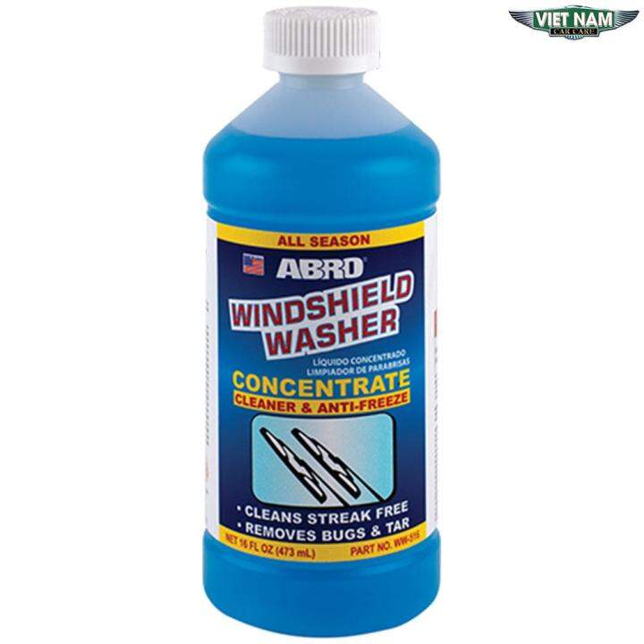 Nước Rửa Và Làm Trong Kính Ô Tô Abro Windshield Washer Cleaner 473ml ...
